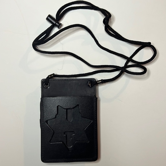 Cobra Tufskin | Other | 7 Point Star Leather Badge Holder | Poshmark